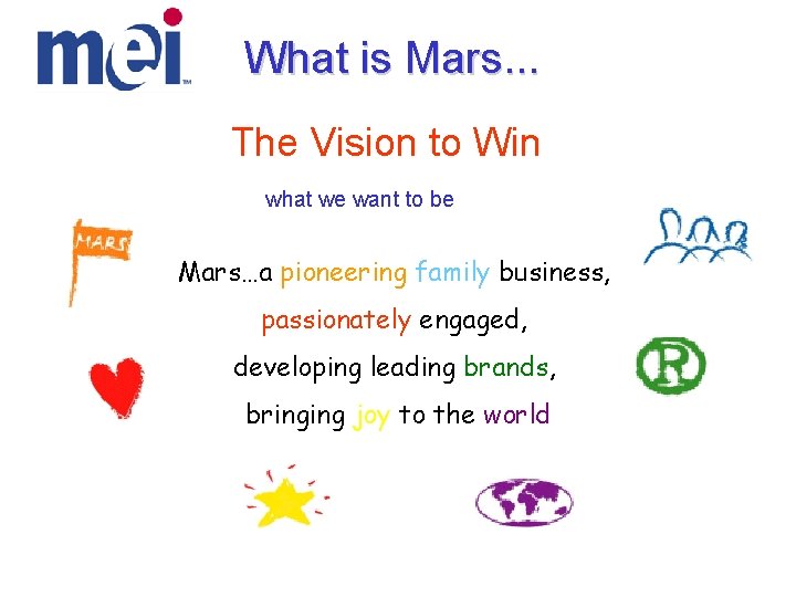 The agenda What is MARS Who we are