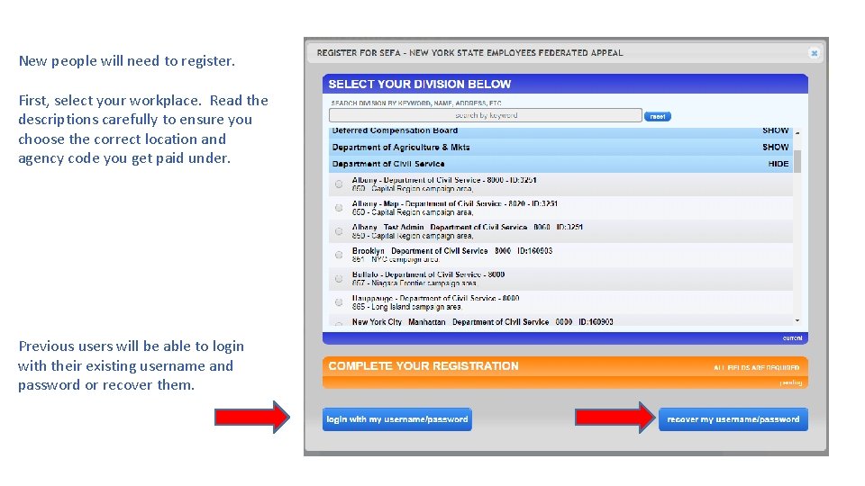 SEFA e Pledge Tutorial https www givingnexus orgnyssefa