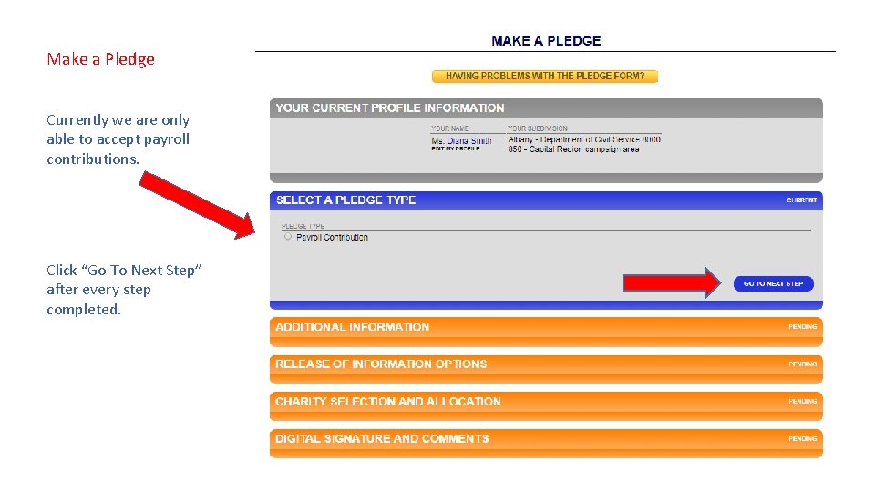 SEFA e Pledge Tutorial https www givingnexus orgnyssefa