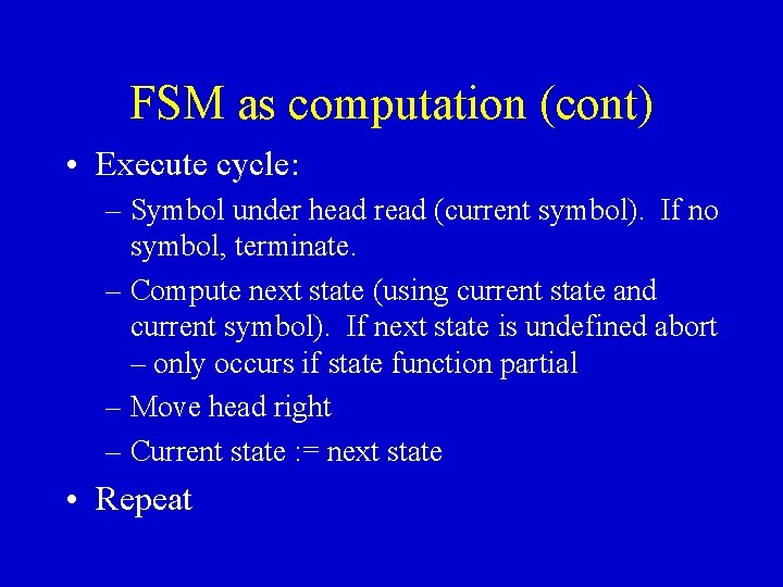 Finite State Machines Thursday March 20 Motivation where