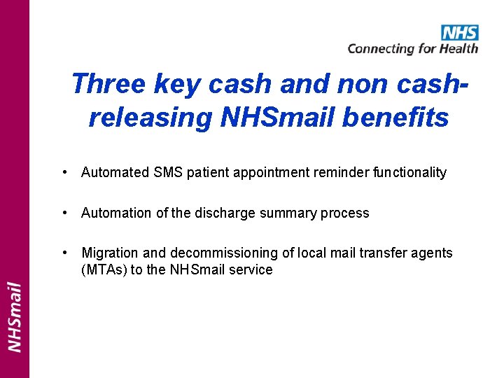 NHSmail national case studies Rebecca Snape NHSmail Project