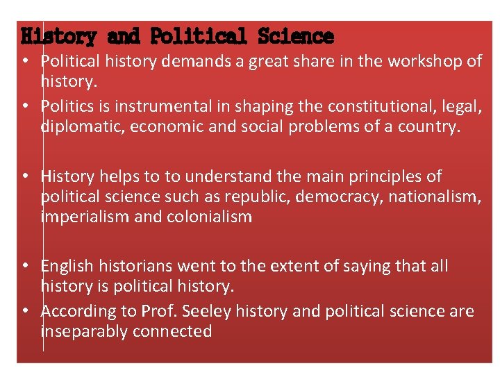 History and Social Science Introduction Any discipline of