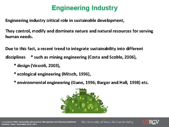 SUSTAINABILITY IN CIVIL ENGINEERING EDUCATION A CASE STUDY