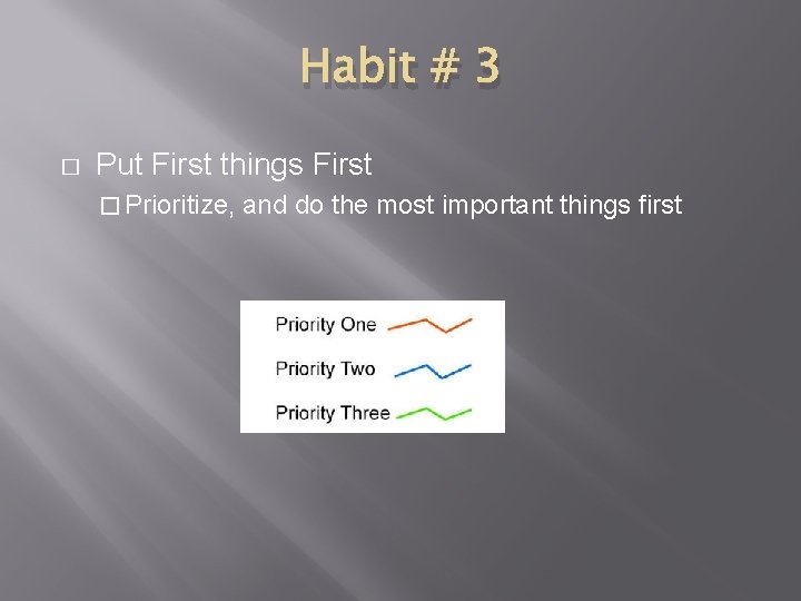 GET IN THE HABIT Get in the Habit