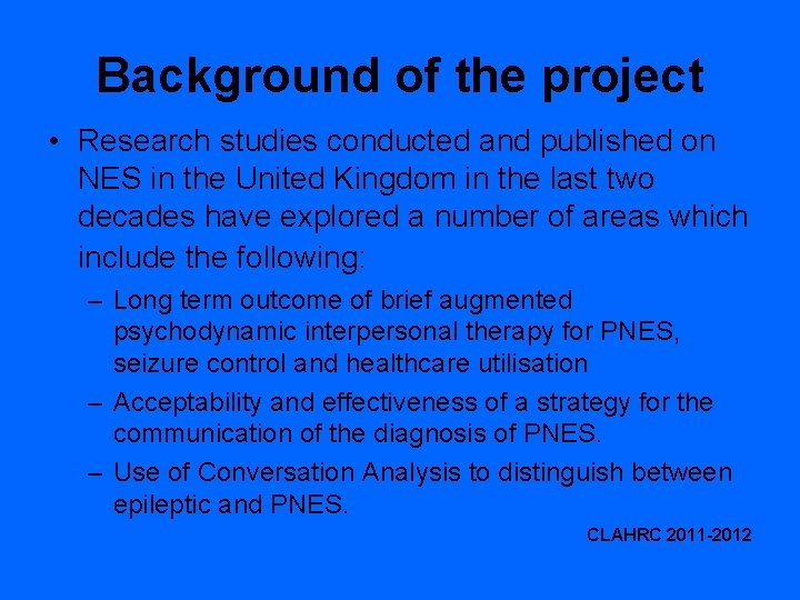 Medically Unexplained Symptoms Psychogenic Non Epileptic Seizures PNES