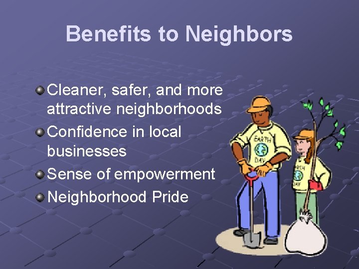 Neighborhood Environmental Partners Program An Environmental Community ...
