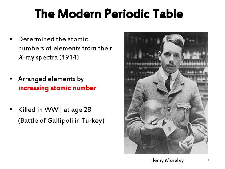 Periodic Families and Mendeleev Mr Matthew Totaro Legacy