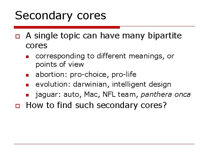 CS 345 Data Mining Link Analysis 3 Hubs