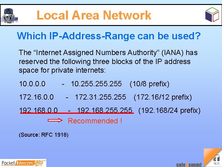 Network Requirement N8000 SERIES IP BASED INTERCOM SYSTEM