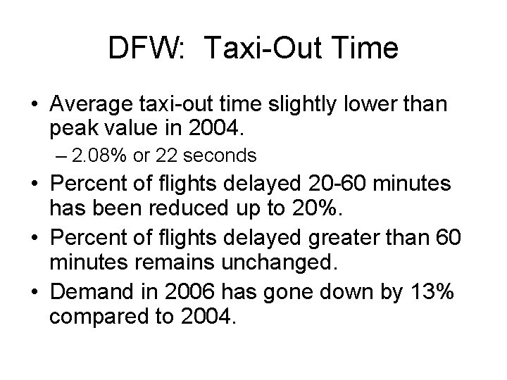 RNAV Benefit Analysis Pre and Post Implementation ATOP