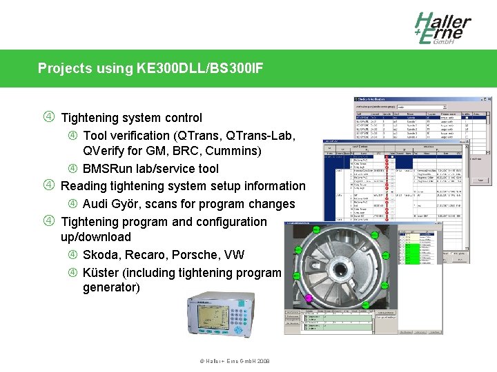 Presentation BS 300 IF Interface applications with Tightening