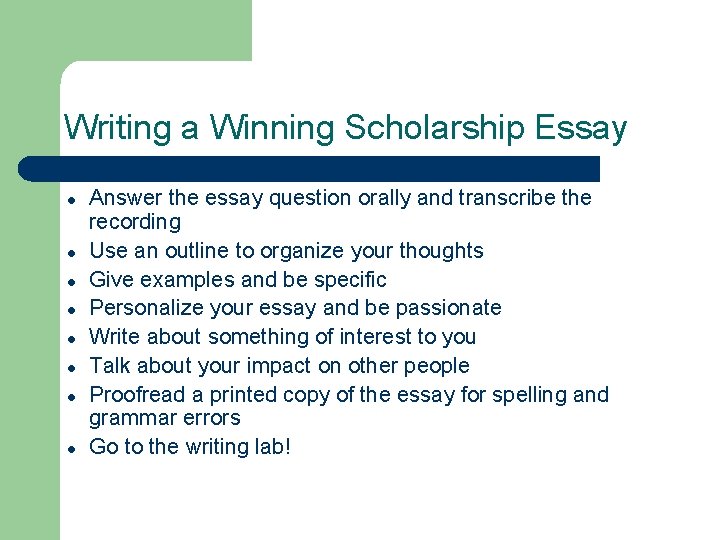 Secrets to Winning a Scholarship Who Wins Scholarships