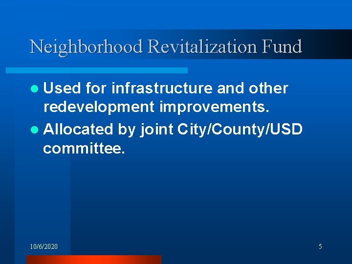Neighborhood Revitalization Plans Neighborhoods and Downtown City of