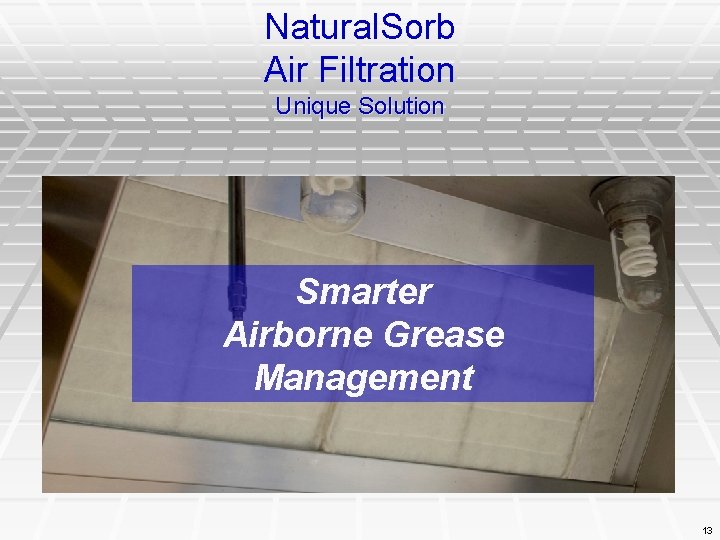 Natural Sorb Air Filtration Cook Line Vent System