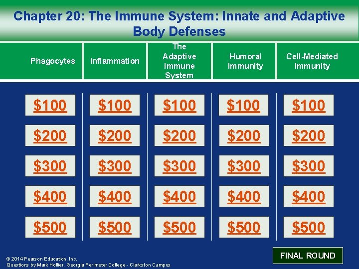 Chapter 20 The Immune System Innate and Adaptive