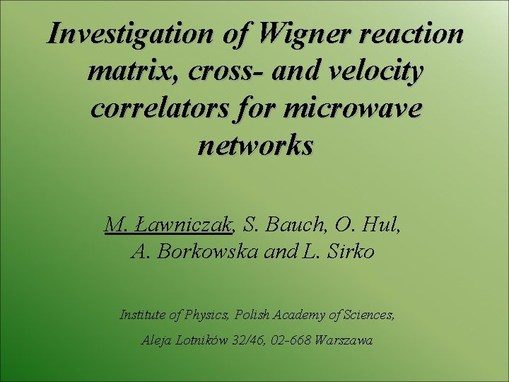 Investigation of Wigner reaction matrix cross and velocity