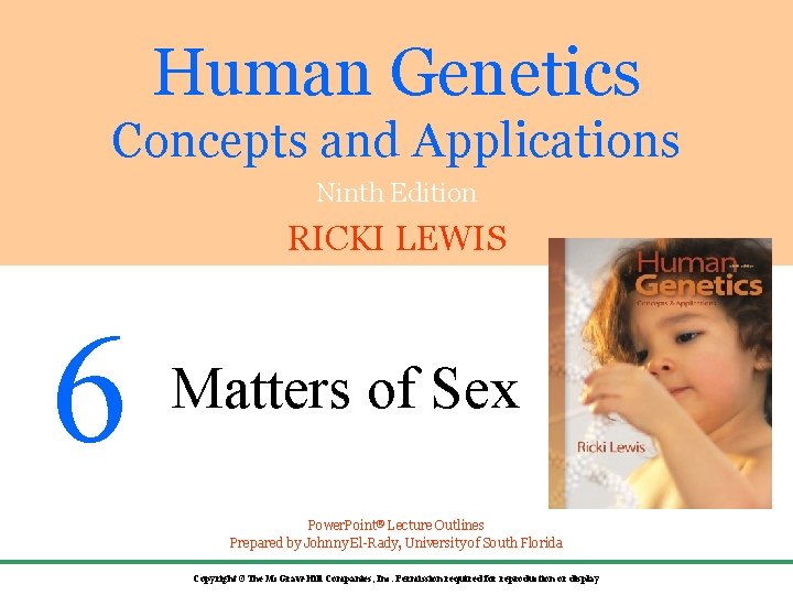 Human Genetics Concepts and Applications Ninth Edition RICKI