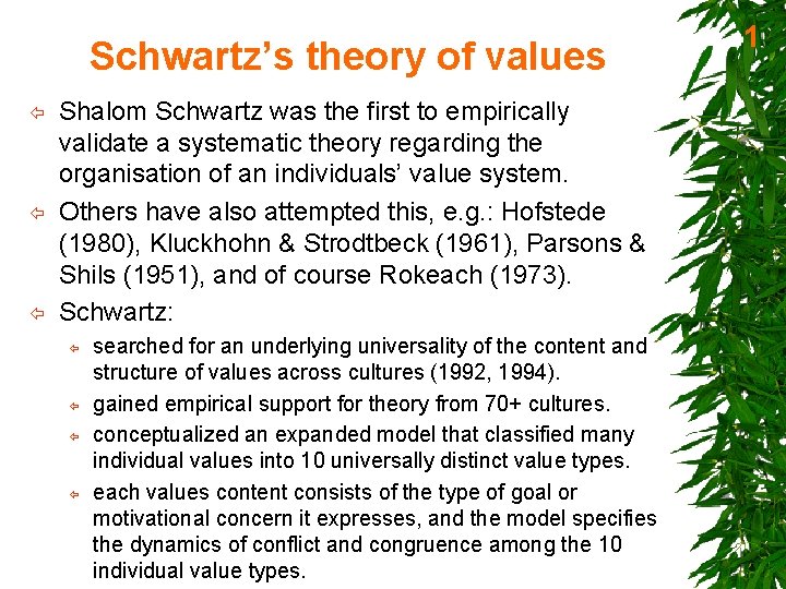 Individual wellbeing and its relationship to personal values