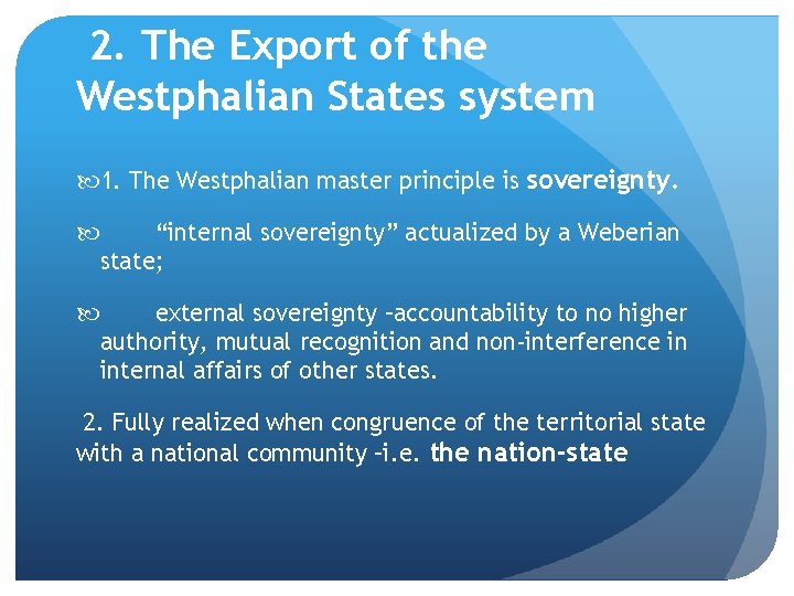 From Westphalian Failure to Neo Medievalism in MENA