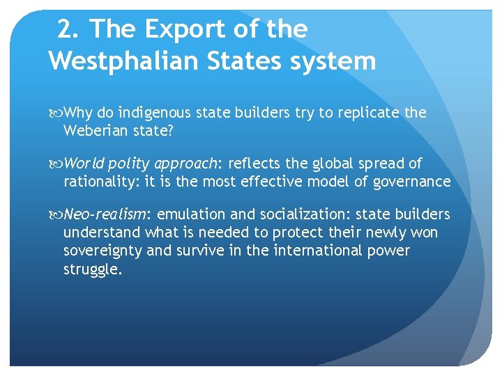 From Westphalian Failure to Neo Medievalism in MENA