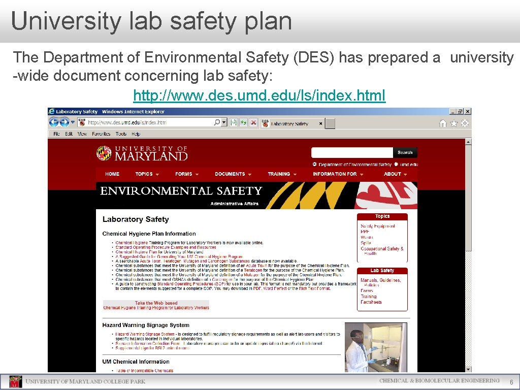 Safety presentation 25 May 2012 Research safety refresher