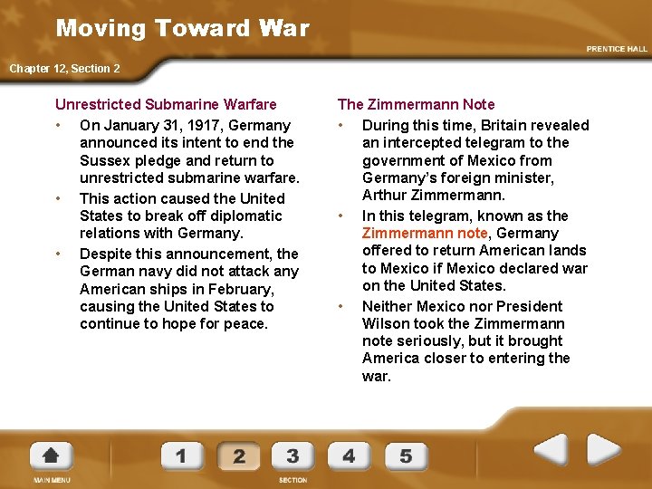 America Pathways to the Present Chapter 12 The
