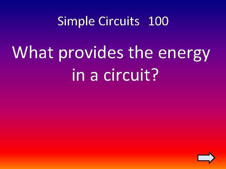 Magnetism and Electricity 1 3 Jeopardy Magnetism Simple