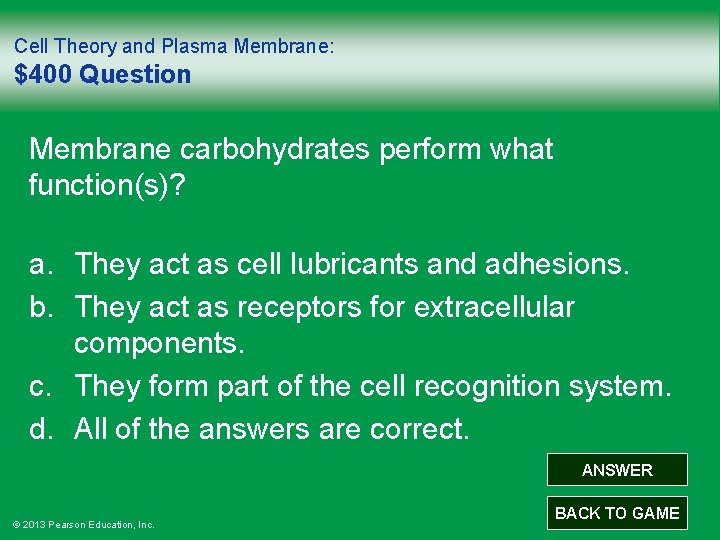 Chapter 3 Cell Structure and Function Cell Theory