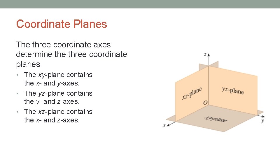 LESSON 108 Introduction to Coordinate Space Threedimensional coordinate