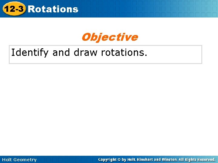 12 3 Rotations Warm Up Lesson Presentation Lesson