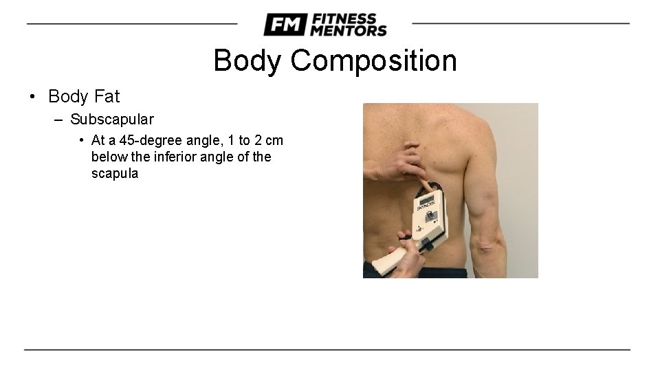 Chapter 6 Fitness Assessment Objectives After this presentation