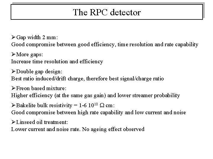 The Resistive Plate Chamber detectors at the Large