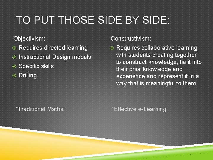 DESIGNING A BLENDED COURSE CMA ELearning Day 2015