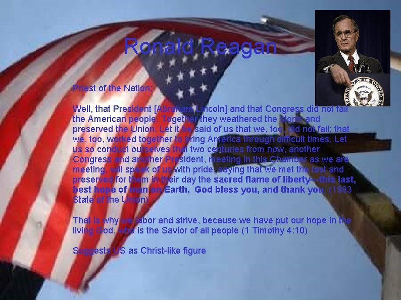 God bless America Exploring the role of Religion