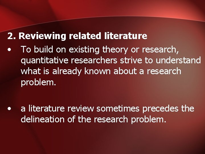 Lecture 1 Understanding the Research Process Dr Salah