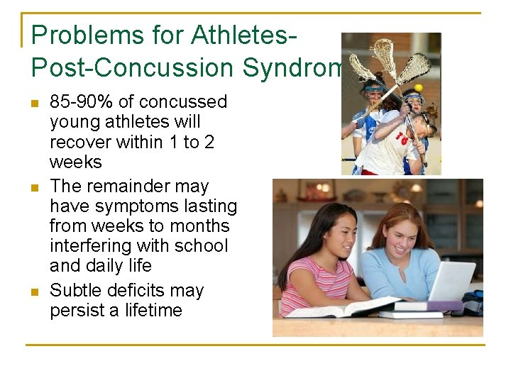 Sports Concussions A presentation in conjunction with NFHS