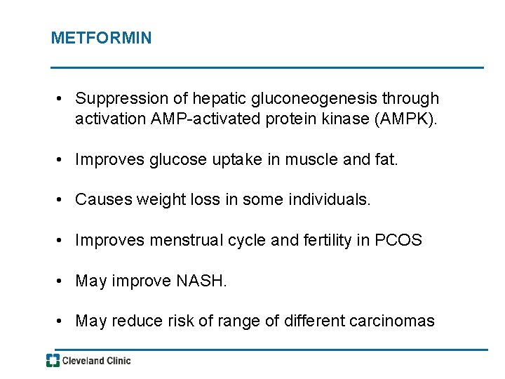 Oral Antidiabetic Medications Mario Skugor MD FACE Endocrine