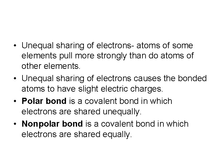 COVALENT BONDS Chapter 5 Section 3 Covalent bonds