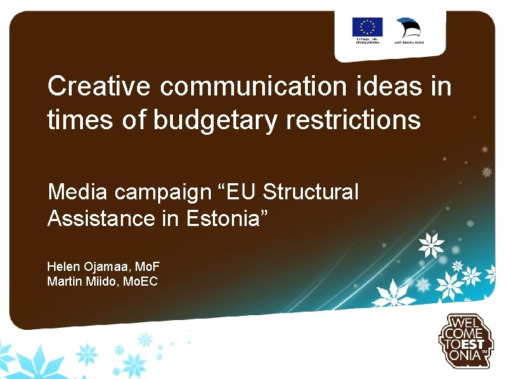 Sinu logo Creative communication ideas in times of