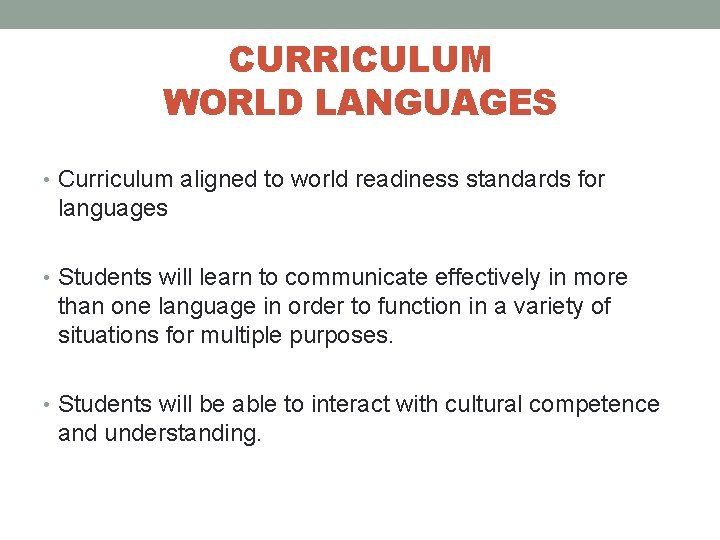 POPE FRANCIS GLOBAL ACADEMY CURRICULUM PRESENTATION JANUARY 31