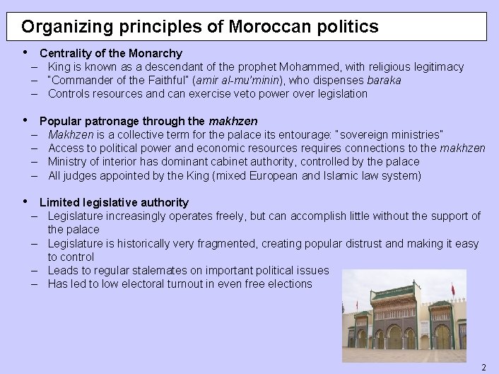 Timeline of Moroccan politics French Protectorate begins Berber