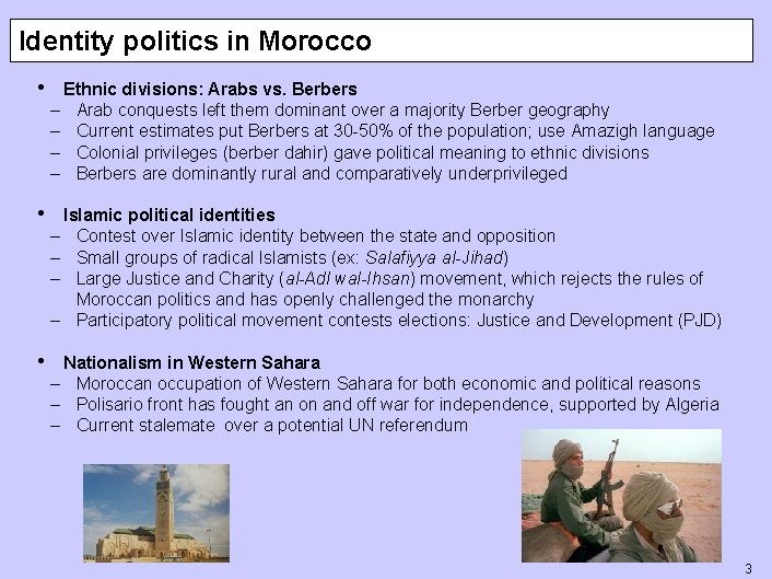 Timeline of Moroccan politics French Protectorate begins Berber