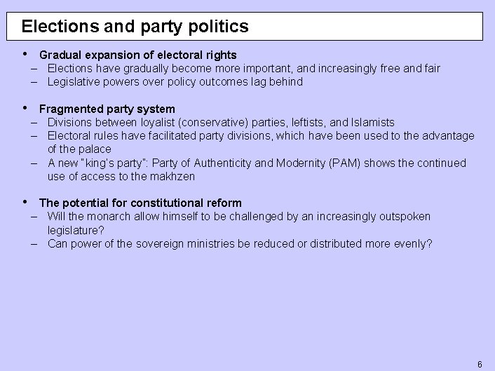 Timeline of Moroccan politics French Protectorate begins Berber