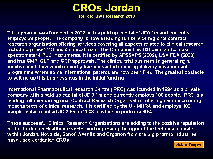 Pharma Queries Dr Brian W Tempest www briantempest