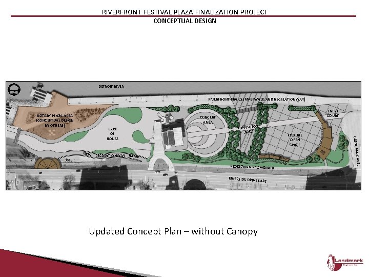 RIVERFRONT FESTIVAL PLAZA FINALIZATION PROJECT CONCEPTUAL DESIGN RIVERFRONT