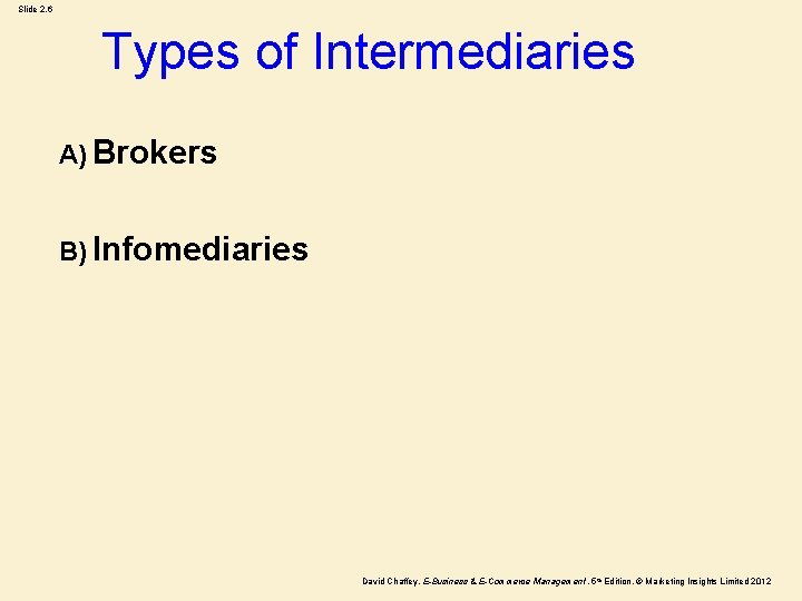 Slide 2 1 EBusiness Handout 2 Covers Course