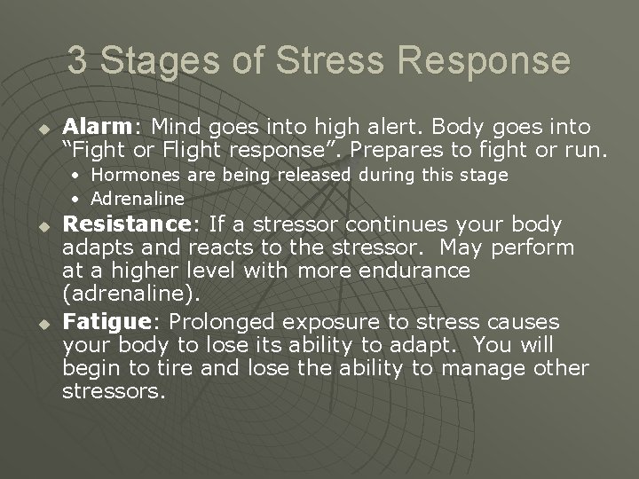 Stress and Stress Management Chapter 4 Understanding Stress