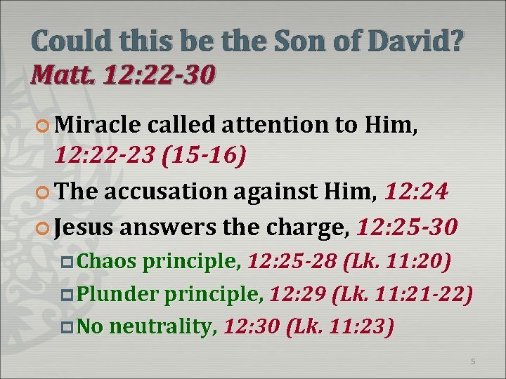 The Messiah Servant of Jehovah Matthew 12 9