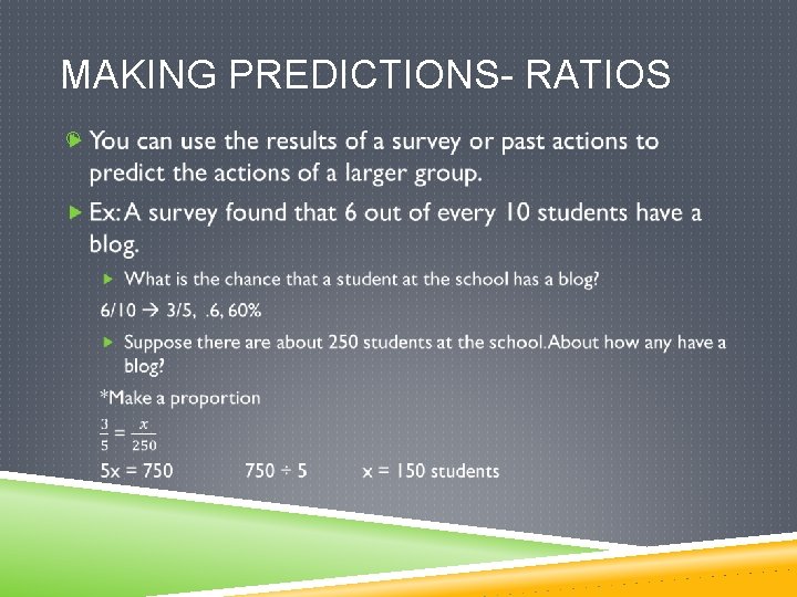 POPULATION AND SAMPLES Ms Beaty WARM UP 30