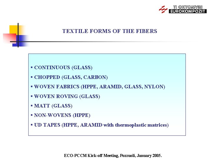 FIBERREINFORCED PLASTICS PRODUCTION AND PROCESSING COMPANY ISO 9001